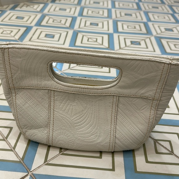 Franco Sarto | Bags | Franco Sarto Vegan Clutch In Off White Euc Clean ...